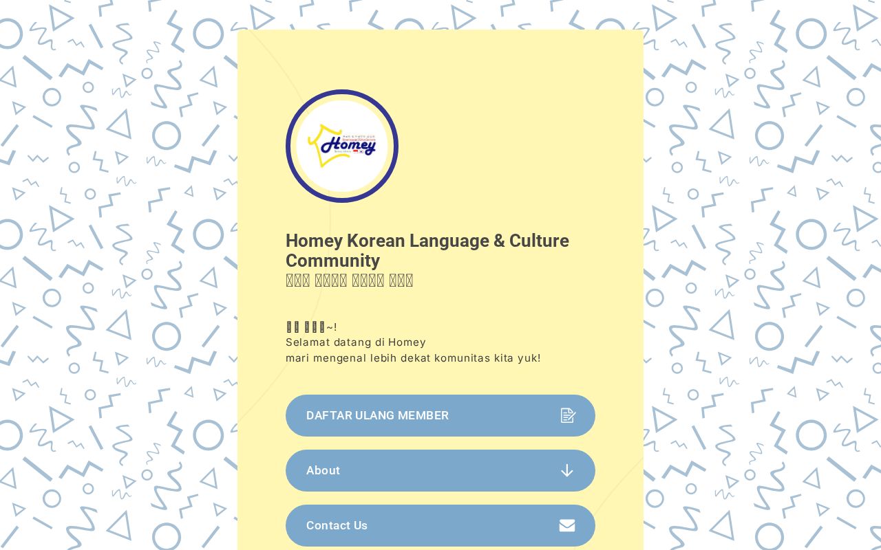 Homey Korean Language & Culture Community